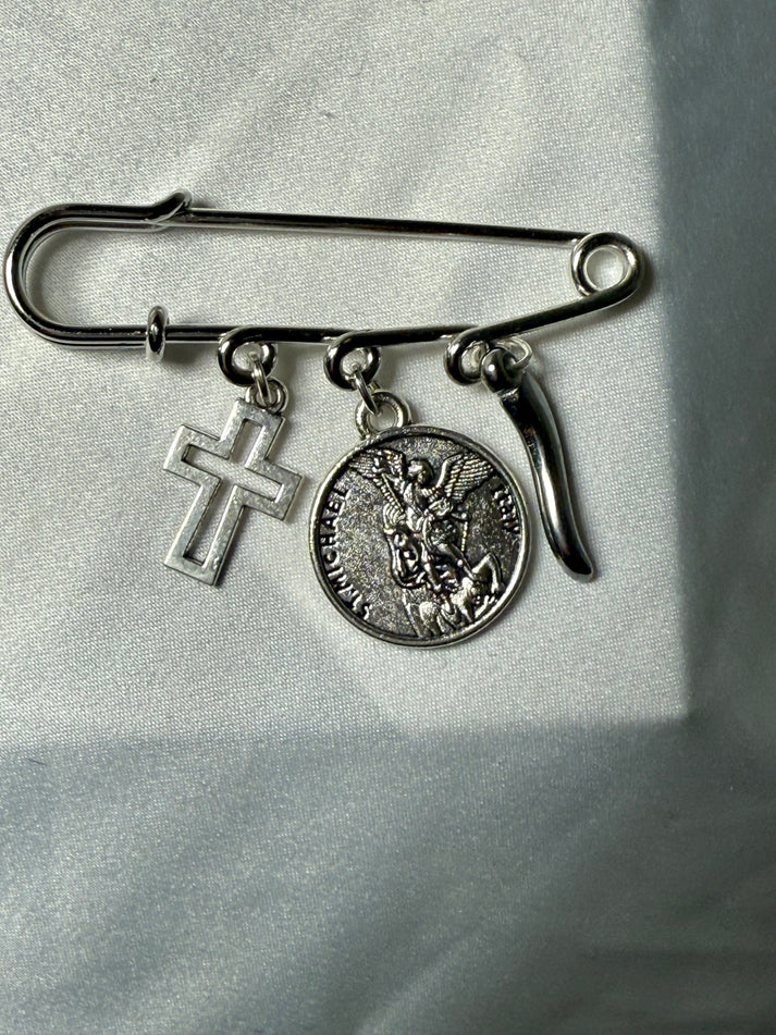 Saint Michael protection pin – Piccolini Pins